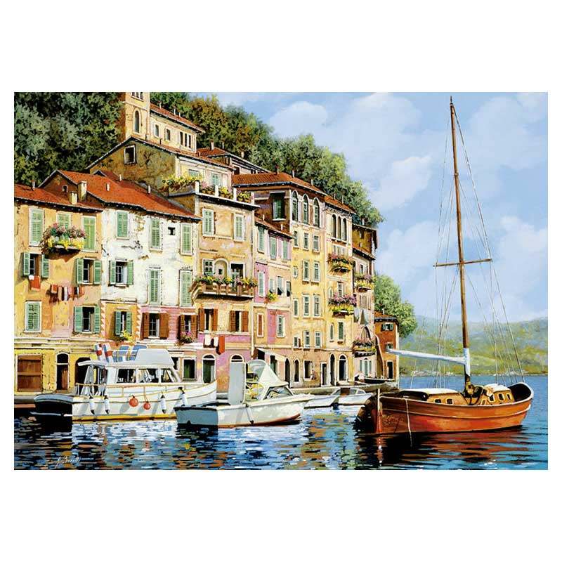 包邮现货西班牙进口拼图EDUCA意大利的色彩2000片雷诺瓦油画拼图_虎窝淘