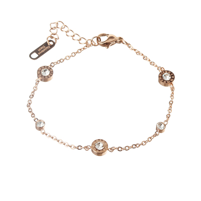 手链女小众清新网红钛钢保色流苏