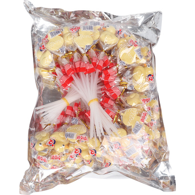 10克长棒卡通小黄鸭叮当猫造型水果味棒棒糖儿童礼物节日休闲零食