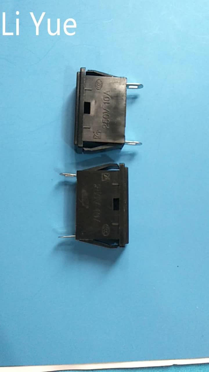 10 x EU US 2 Pin Panel Mount Power Socket Receptacle AC 250V 10A Black ...