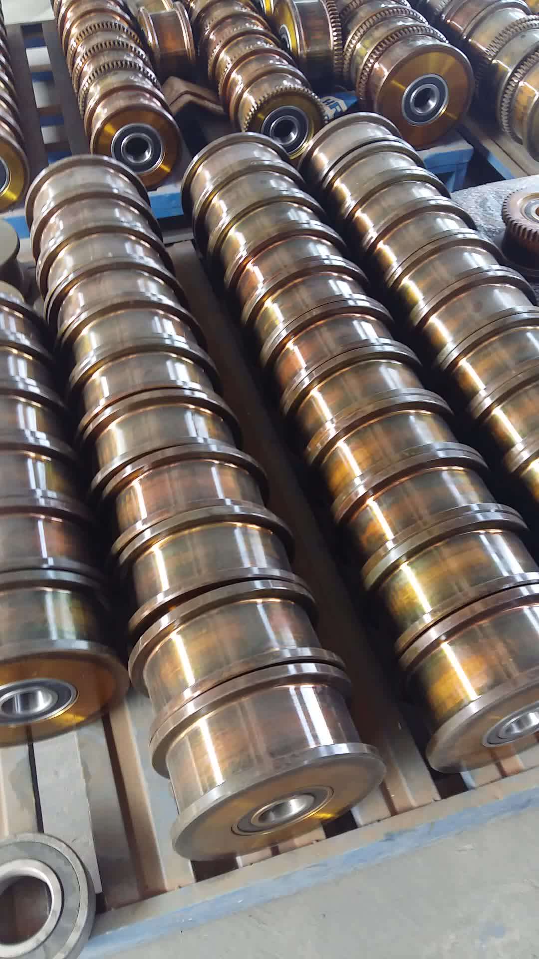 Steel Rail Wheels Of Cranes With Heavy Duty And Light Self Capacity ...