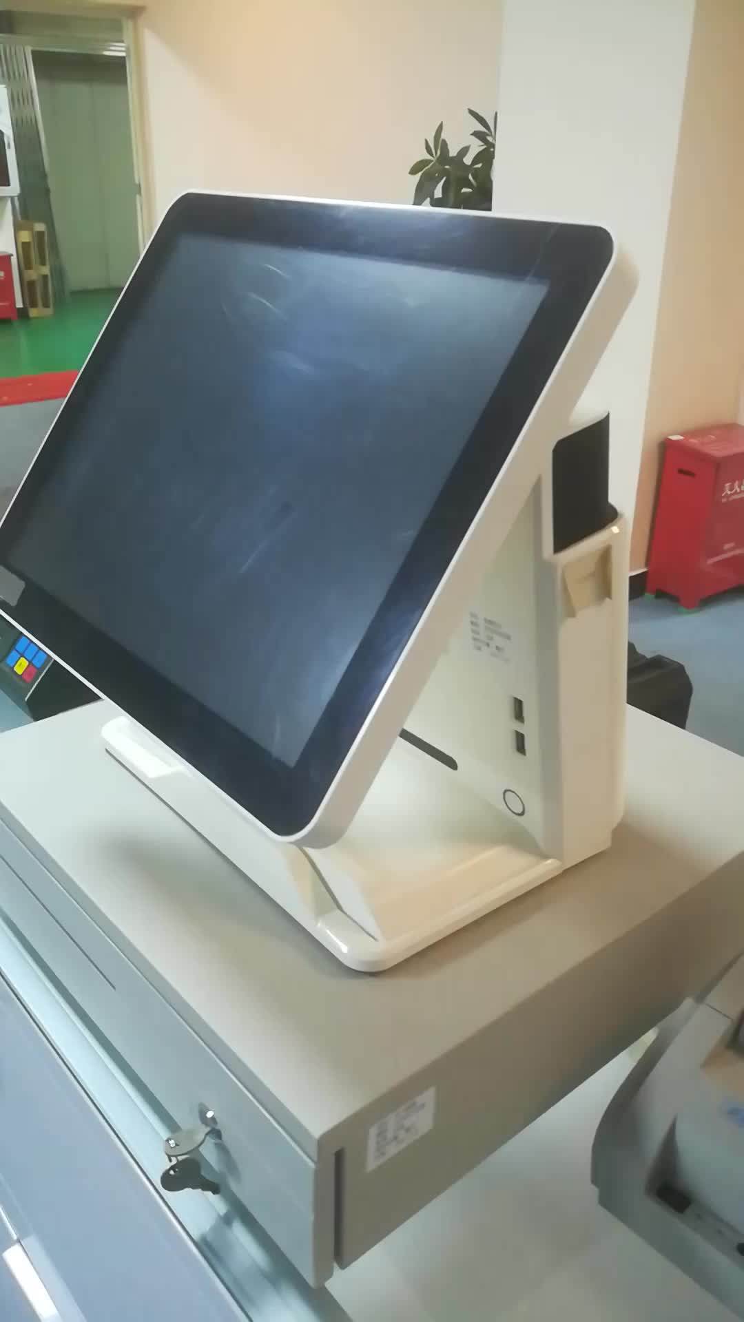 Touch Screen Pos System Cash Register Barcode Scanner Thermal Printer ...
