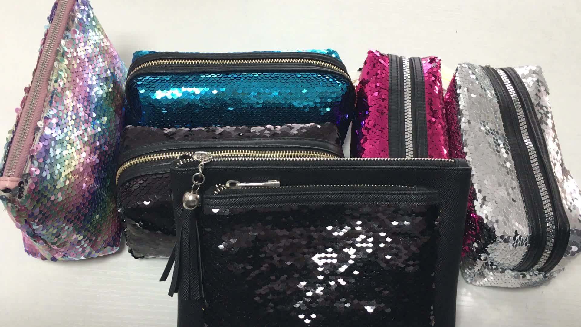 Wholesale Cute Pen Bag Funny School Sequin Kids Custom Zipper Pencil ...