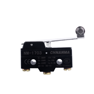 银点微动开关chnanma行程限位