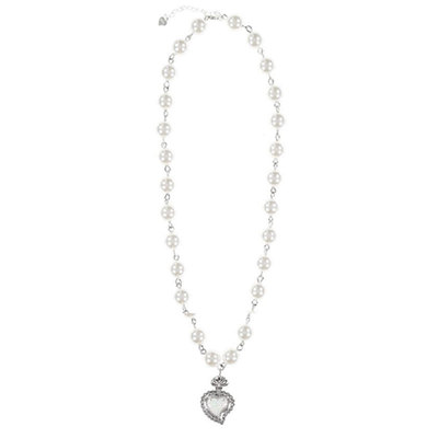 明日之子R1SE周震南同款珍珠爱心项链猫眼石国潮时尚新轻奢锁骨链