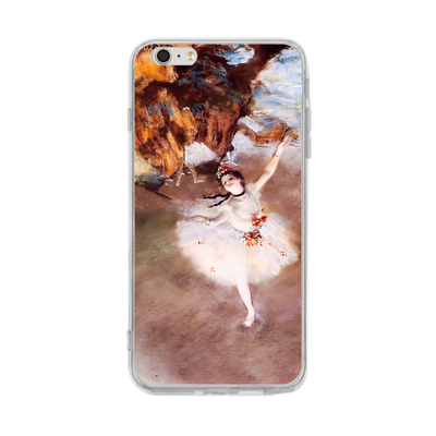 芭蕾舞油画苹果15p浮雕全包软壳