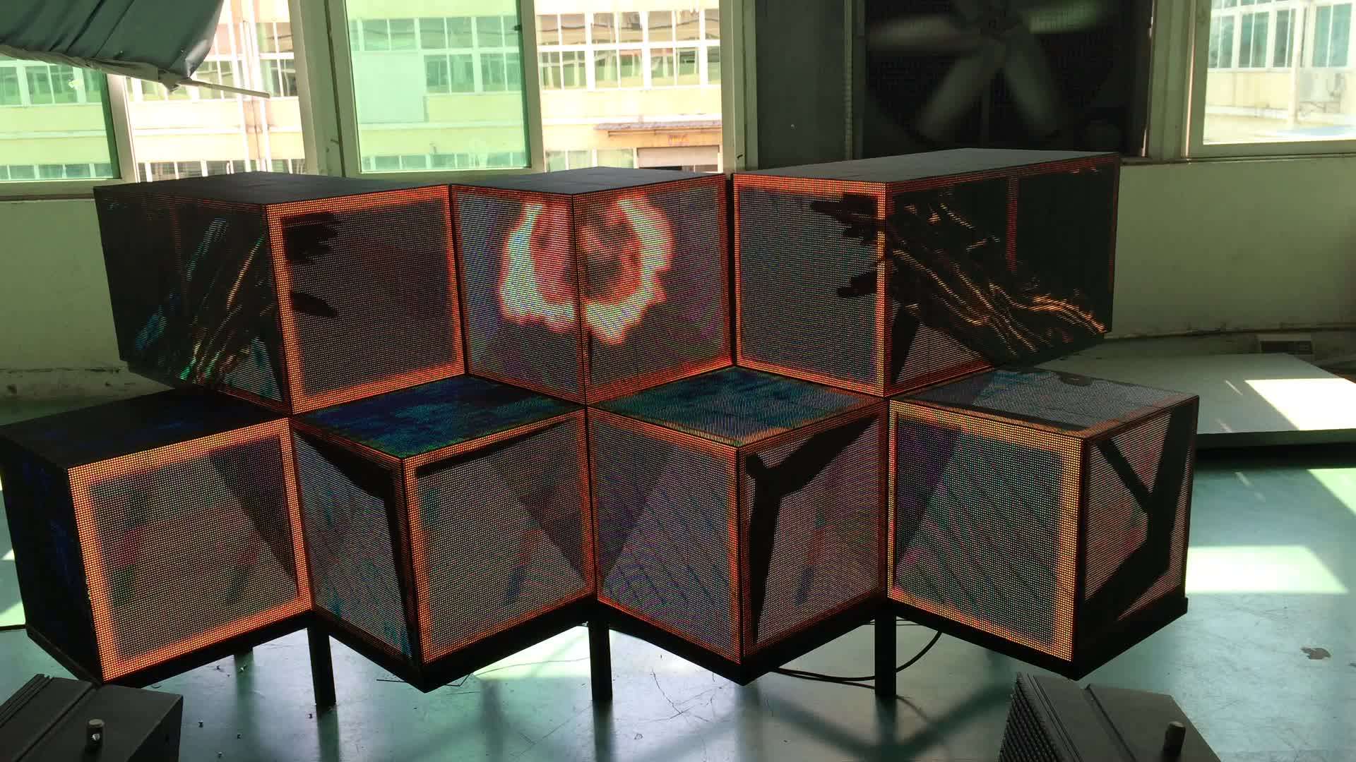 Full Color Cube Magic Led Pixel 3d Dj Booth - Buy Cube Magic Led Pixel ...