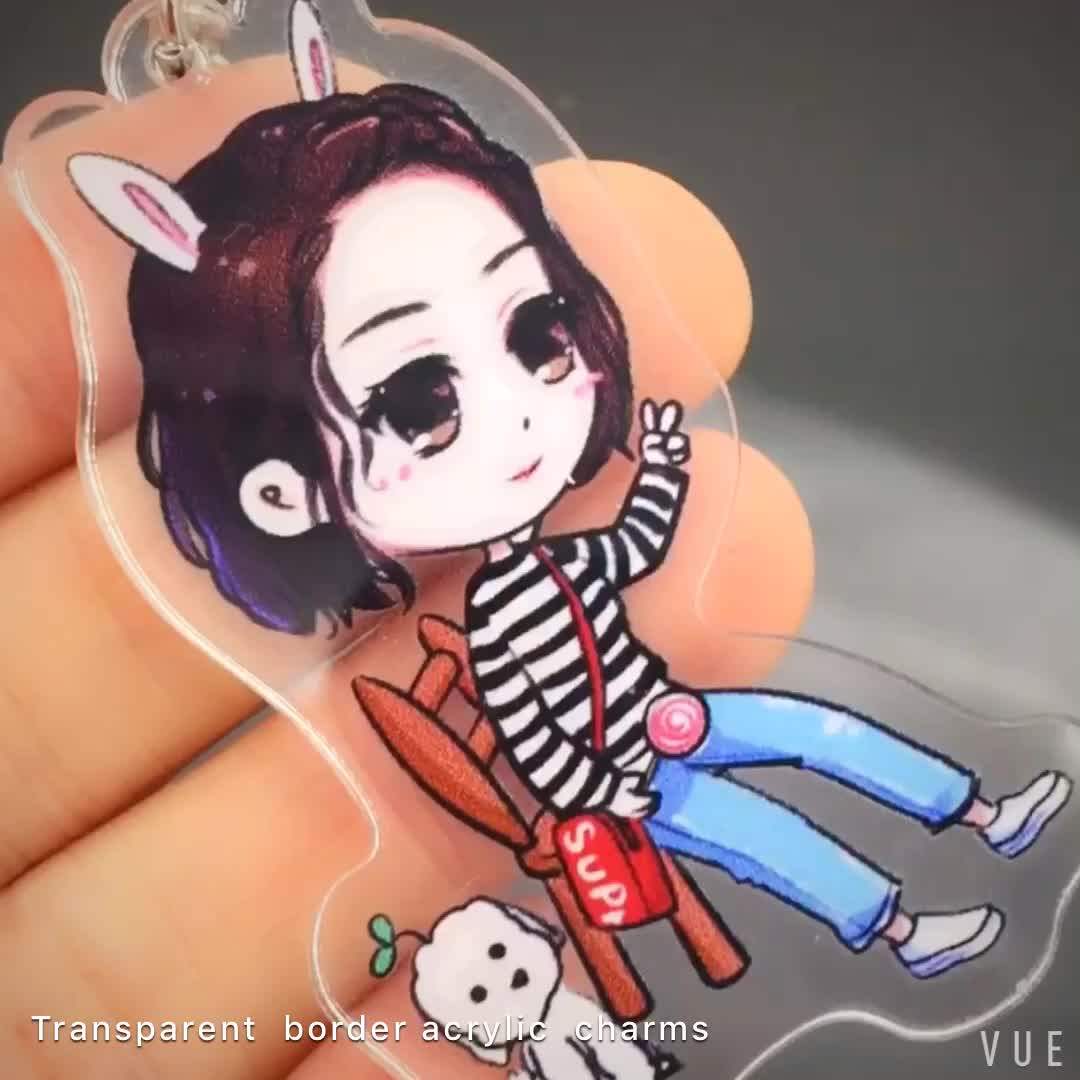 Custom Eco-friendly Anime Character Shape Plastic Clear Acrylic ...