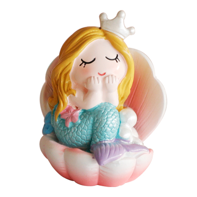 海洋主题贝壳美人鱼玩偶摆件梦幻