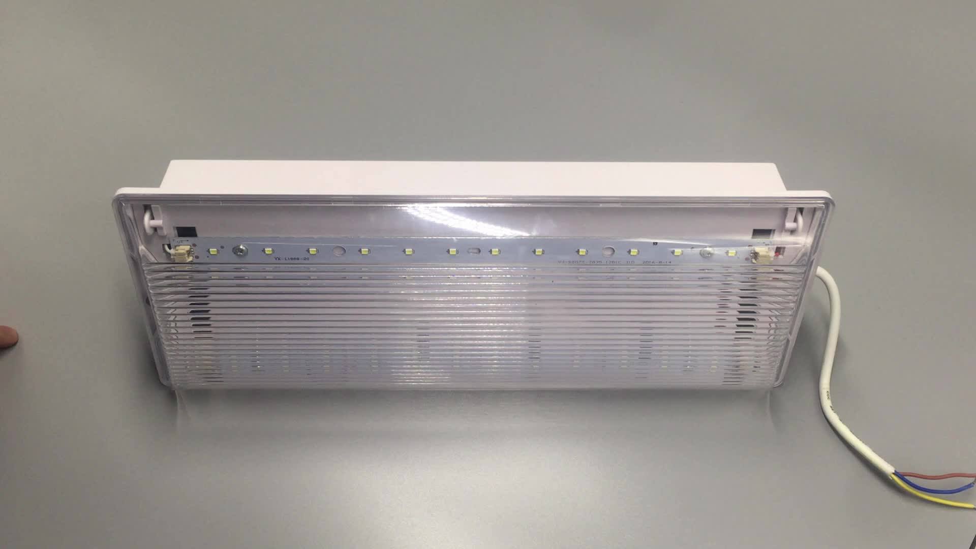 1*8w Led T5 Tube Ip65 Non Maintained Exit Sign Hanging Bulkhead Led ...