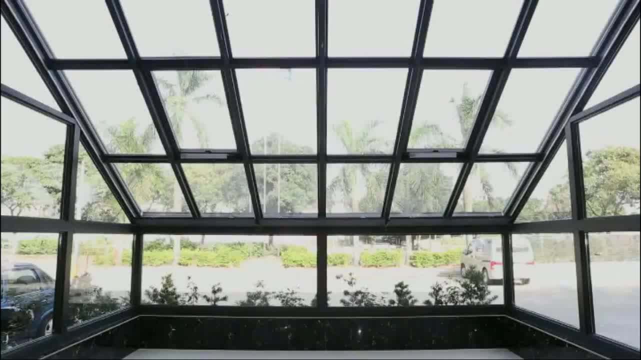 Motorized Skylight Blinds Roof Folding Ceiling Curtain/remote Awning ...