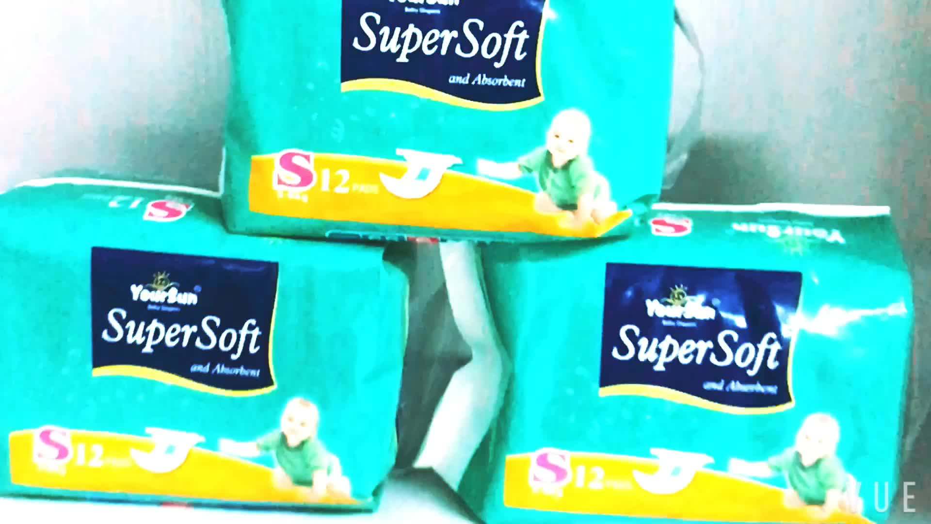 Premium Baby Diaper Ultra Absorbent Super Soft Cloth-like Magic Tape ...