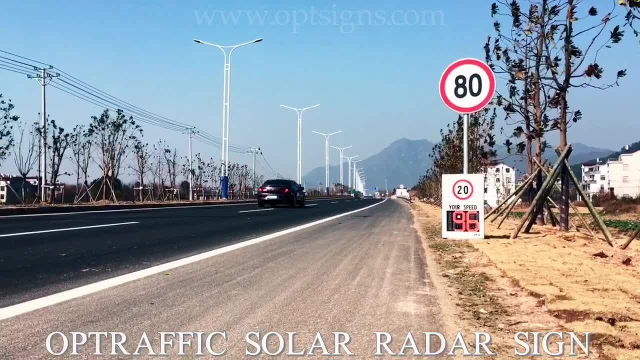 Digital Flashing Slow Down Road Speed Limited Sign Dynamic Radar Speed ...