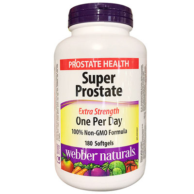 加拿大直邮|！Webber Naturals伟博超ji前列 腺宝 Prostate 180粒