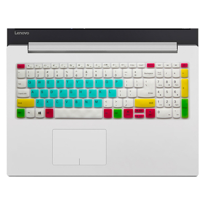 lenovo联想Ideapad 320c-15IKB键盘保护贴膜15.6英寸81FU电脑81FX笔记本全覆盖防尘透明可爱套罩彩色凹凸硅胶