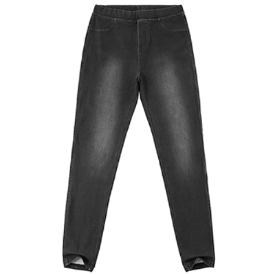 rime春秋外穿单层打底裤黑色小脚