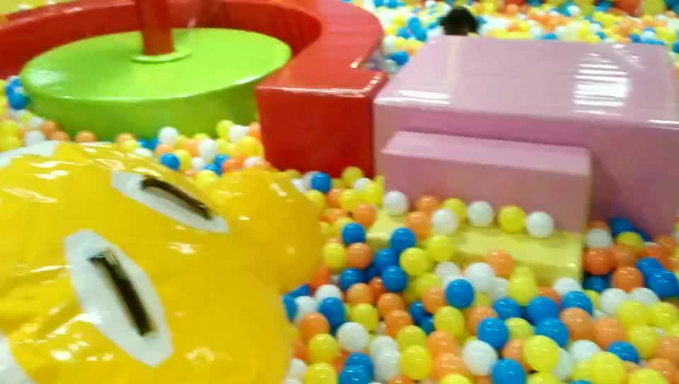 Commercial Amusement Park Kids Soft Play Blocks Set Ball Pits Foam Ball ...