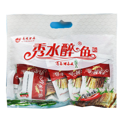 永成即食秀水醉鱼250g礼袋装微辣