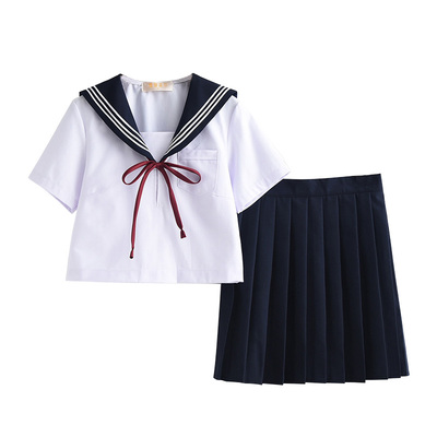 女装大佬JK制服裙女cd水手服全套装正统现货大码胖mm不良cos服男