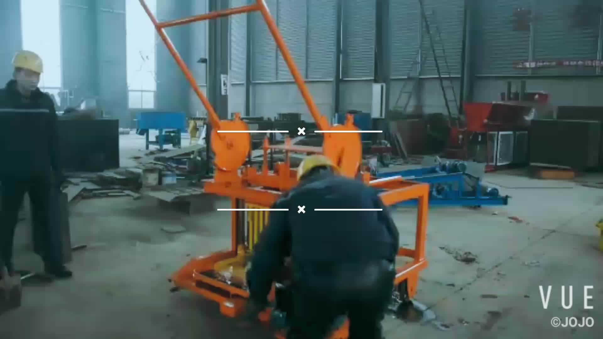 Qt40-3d Portable Cement Brick Block Making Machine Concrete Price - Buy ...