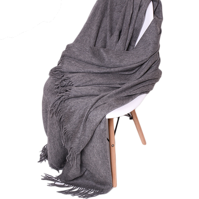 山羊绒大披肩厚秋冬超大围巾