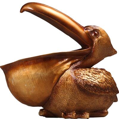 北欧风鹈鹕客厅卧室鞋柜小摆件