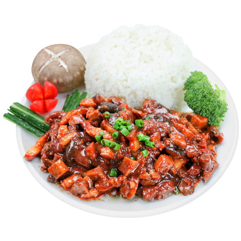 厨哈哈台式宝岛2号卤肉170g*10料理包商用速食外卖盖浇饭预制菜_虎窝淘