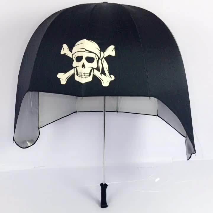 Printed Sun Shade Wind Breaker Outdoor Beer Baseball Cap Hat Shape Rain ...