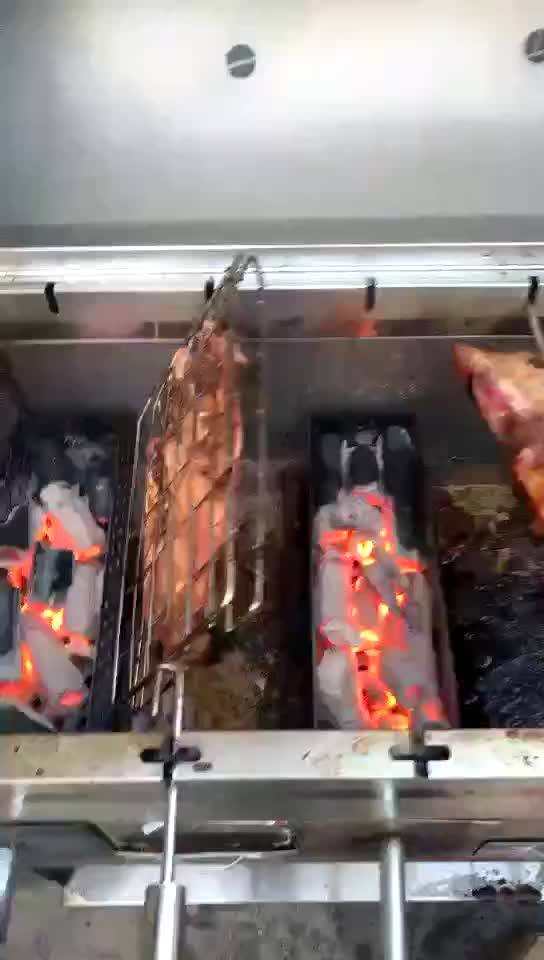 Automatic Rotary Barbecue Grill Machine | Rotary Chicken Grill Machine ...