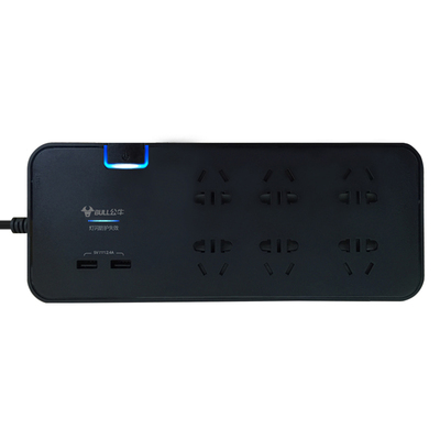 公牛机柜pdu19英寸大功率接线板