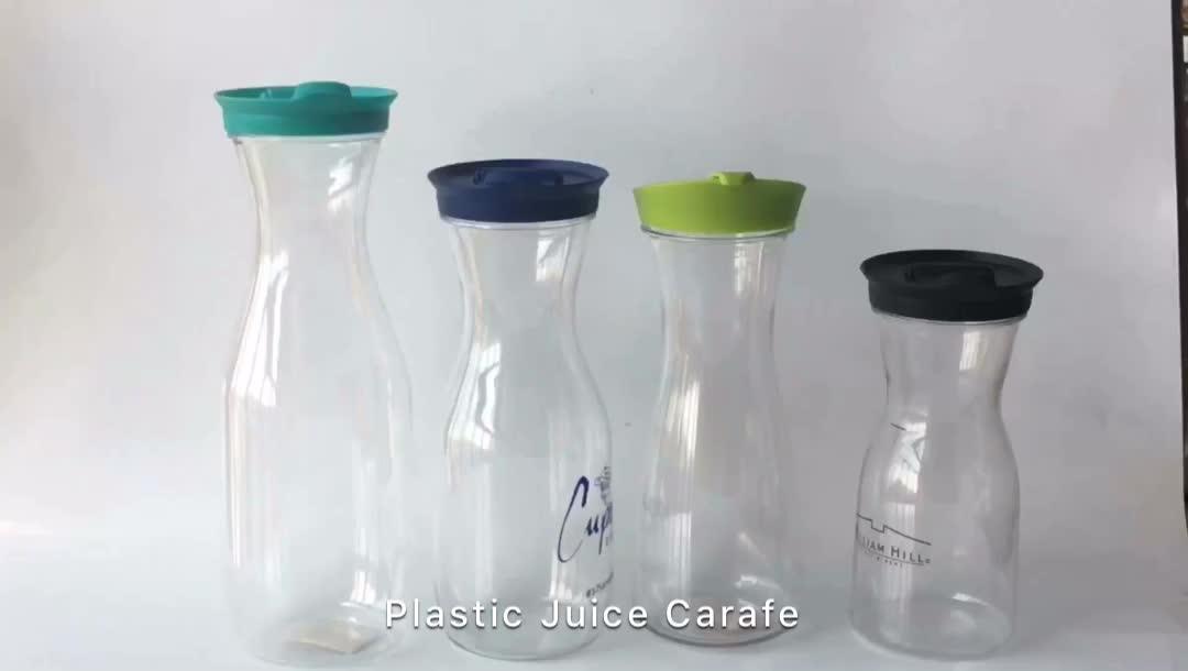 750ml Bpa Free Plastic Water Carafe 25oz Wine Carafe Decanter Jug - Buy ...