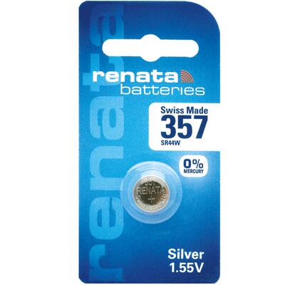 瑞士Renata纽扣电池SR44W氧化银电子手表卡尺LR44 A76 357 SR44