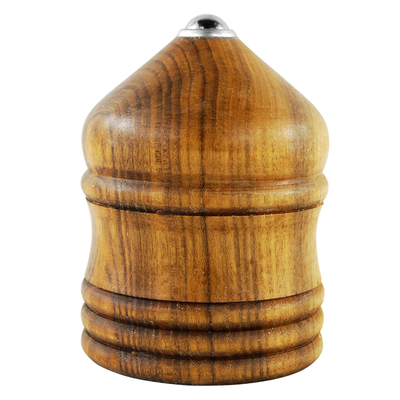 中老年成人健身槐木大陀螺