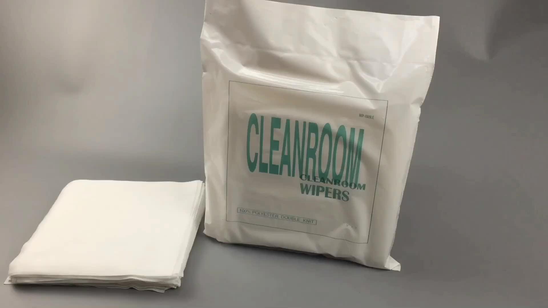 1004sle 4x4 Disposable Lint Free Polyester Cleanroom Wipes - Buy ...