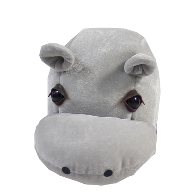 促销舞台演出道具成人儿童卡通动物话剧舞蹈表演头饰河马造型帽子