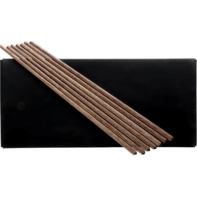 套装日式无漆无蜡10双鸡翅木筷子