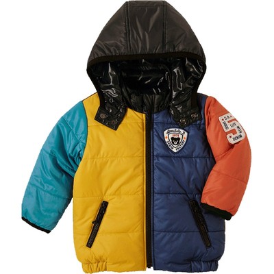 Mikihouse Double_B正反两穿秋冬保暖棉服外套男女童宝宝外套