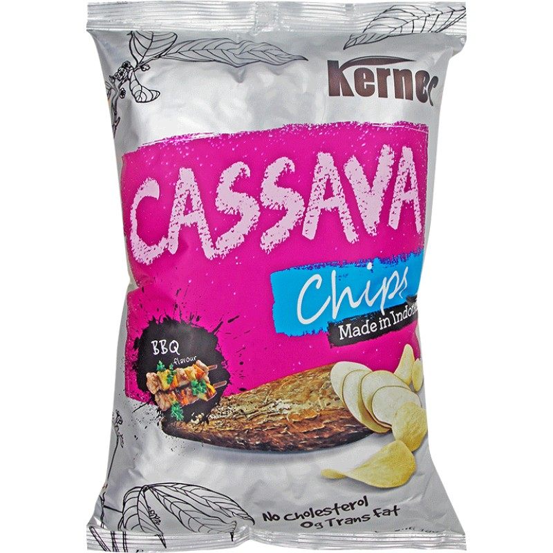 印尼进口 Kernes克恩兹克恩兹烧烤味木薯片150g进口薯片膨化_虎窝淘