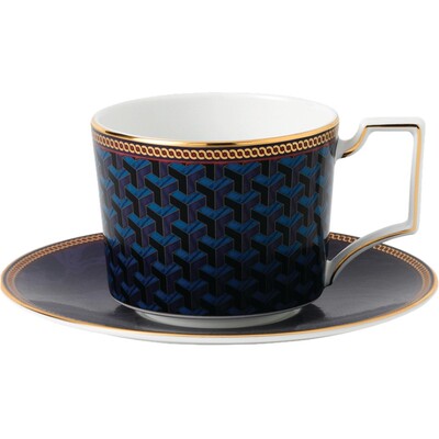 wedgwood拜占庭骨瓷杯碟套装