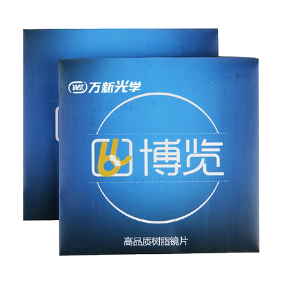 万新超薄高度防蓝光实体店镜片