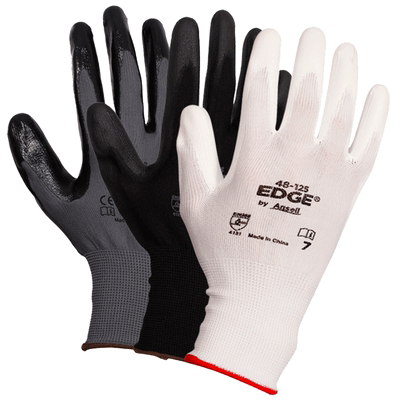 ANSELL劳保耐磨工作手套涂层涤纶