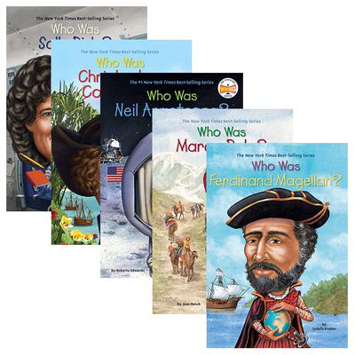 探险家系列5册英文原版人物传记