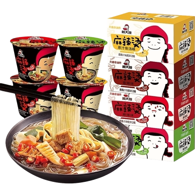 顾大嫂麻辣烫桶装非油炸免煮速食