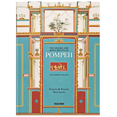 【现货】TASCHEN 庞贝古城的房屋和纪念碑(大开本) Fausto&Felice Niccolini Houses and monuments of Pompeii 英文原版设计建筑