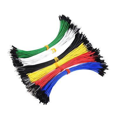 双头单根杜邦彩排端子连接线母对