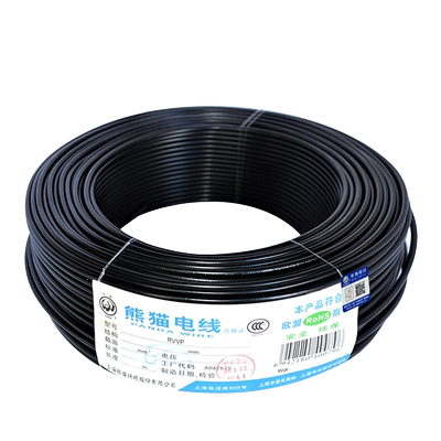 厂家直销熊猫电线抗屏蔽软护套线