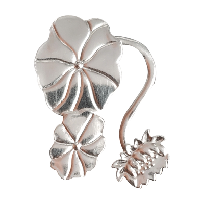 创意锡梅花锡片盖碗茶杯贴花