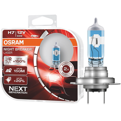 欧司朗夜行者系列强穿透汽车灯泡