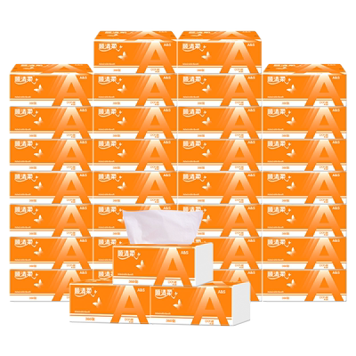 顺清柔x360大码家用实惠装抽纸