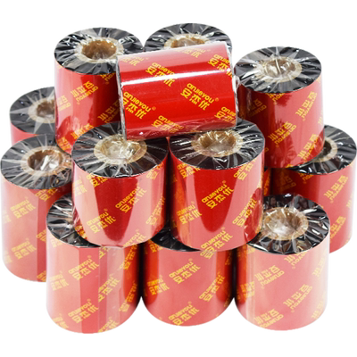 增强硬蜡混合基碳带pp不干胶标签